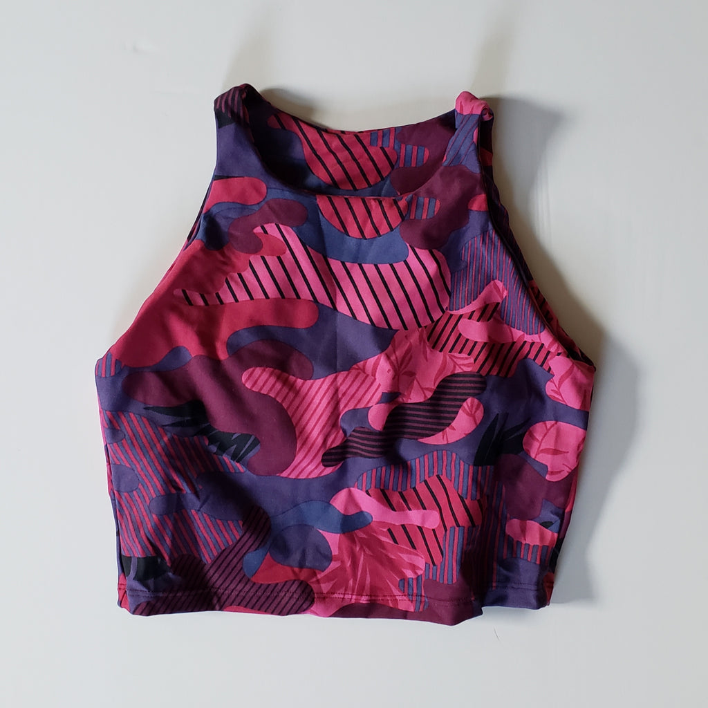 Crop Cammy Pink and Purple – Everywear Activewear